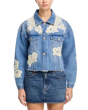 LoveShackFancy Amana Denim Jacket