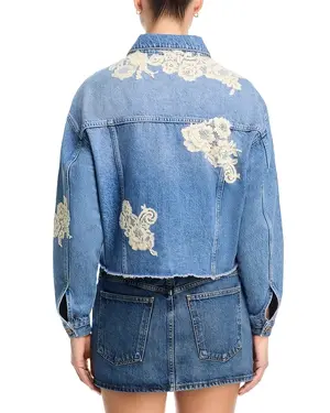 LoveShackFancy Amana Denim Jacket