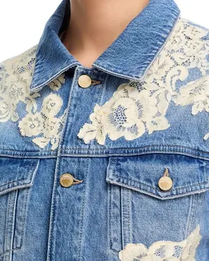 LoveShackFancy Amana Denim Jacket