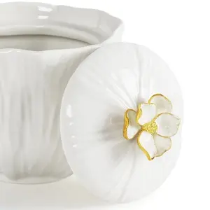 Michael Aram Gardenia Sugar Pot With Spoon