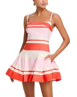 Simkhai Nelly Striped Mini Dress