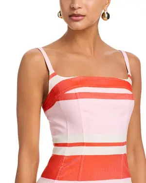 Simkhai Nelly Striped Mini Dress