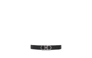 FERRAGAMO Reversible Leather Belt - Nero
