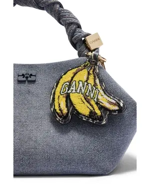 GANNI Banana Keyring - Black