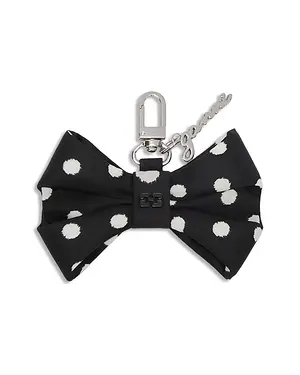 GANNI Bow Bag Charm - Black