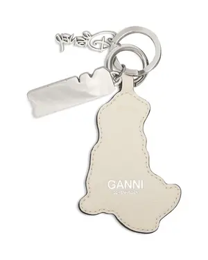 GANNI Daisy Duck Keyring - Egret