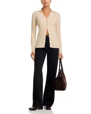 Guest In Residence Breezy Cardigan Sweater - Sandstone