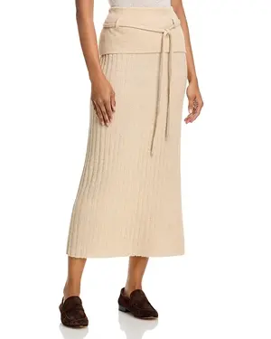 Guest In Residence Lia Skirt - Sandstone