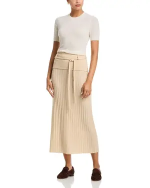 Guest In Residence Lia Skirt - Sandstone