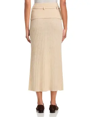 Guest In Residence Lia Skirt - Sandstone