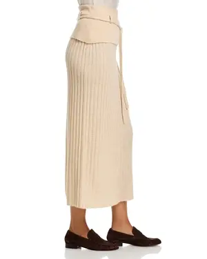 Guest In Residence Lia Skirt - Sandstone