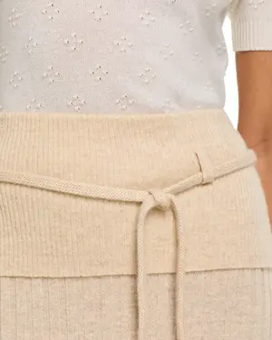 Guest In Residence Lia Skirt - Sandstone