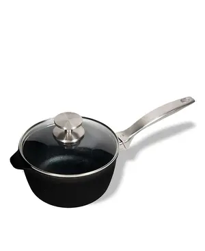SWISS DIAMOND Cxd Sauce Pan, 2.2 Qt - Deep Charcoal Grey