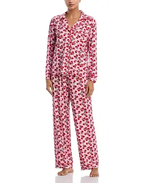 Aqua X Wuthering Heights Pajama Set Exclusive - Pink / Red