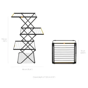 JOSEPH JOSEPH Airframe Max Clothes Drying Rack With Long Garment Hanging Rails