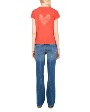 Zadig&Voltaire Henley Fishnet T-shirt