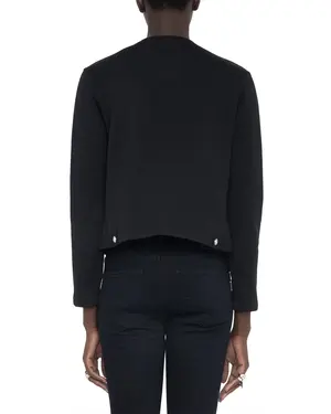 Zadig&Voltaire Cama Snap Front Sweatshirt