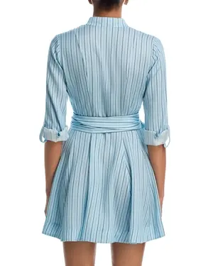Alice + Olivia Lucy Roll Cuff Mini Dress
