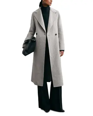 REISS Lucia Blindseam Coat - Grey