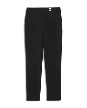 REISS Gabriel Tapered Pants - Black