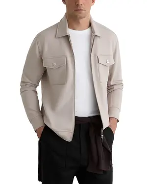 REISS Zip Pocket Overshirt