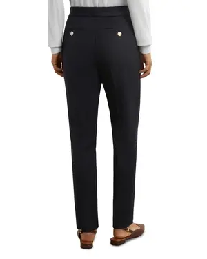 REISS Gabriel Tapered Pants - Navy