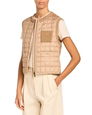 Moncler Combo Quilted Vest