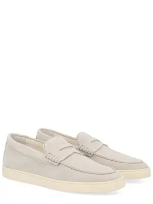 Brunello Cucinelli Suede Loafer - Grey