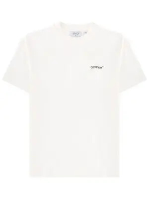 Off-White T-shirt With Logo - White