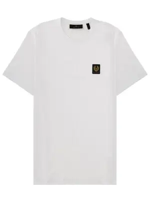 Belstaff T-shirt With Logo Patch - White