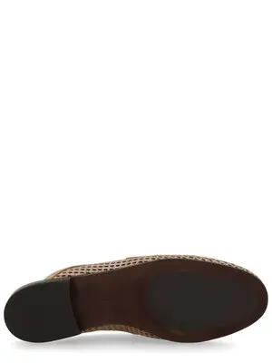 Brunello Cucinelli Sparkling Net Mules - Buff