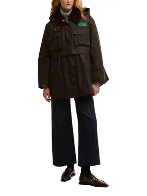 BARBOUR X GANNI Coat - Brown