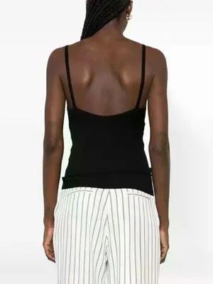 P.a.r.o.s.h V-neck Ribbed Knit Top