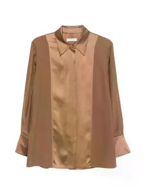JOSEPH Silk Shirt - Brown