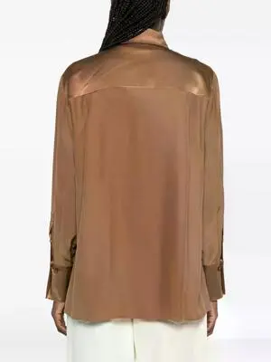 JOSEPH Silk Shirt - Brown