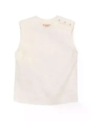 N°21 Buttoned Sleeveless Blouse