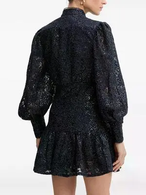 Bardot Remy Sequin-embellished Mini Dress With Ruffled Detail