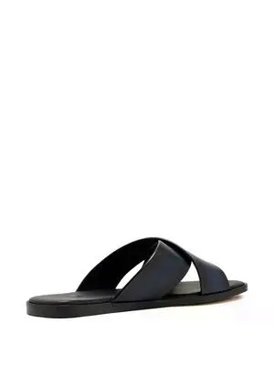 Magnanni Criss-cross Strap Sandals - Blue