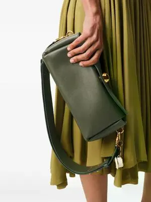 AMI Paris Carrousel Leather Shoulder Bag