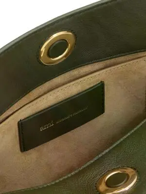 AMI Paris Carrousel Leather Shoulder Bag