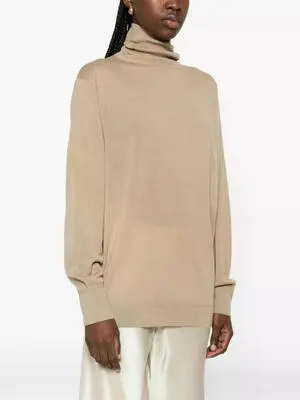 TOTEME Roll Neck Sweater - Neutrals