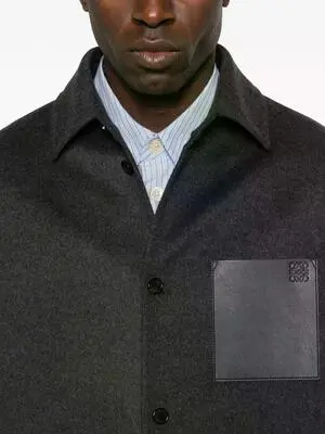 Loewe Pocket-detail Overshirt - Grey