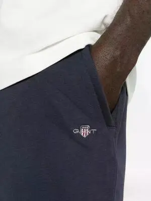 Gant Drawstring Track Shorts - Blue