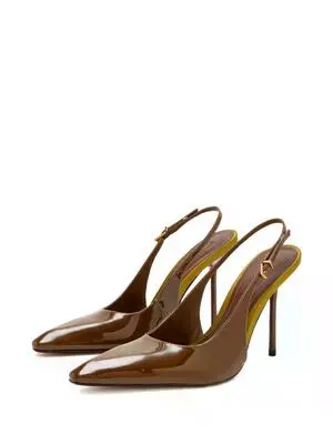 Schutz Leona Pointed Buckle Pumps