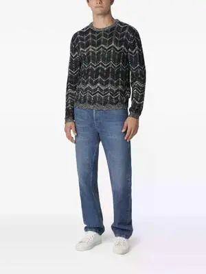 Missoni Chevron Pattern Crew-neck Sweater
