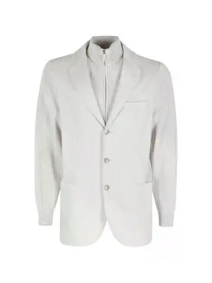 Eleventy Layered Blazer - Grey