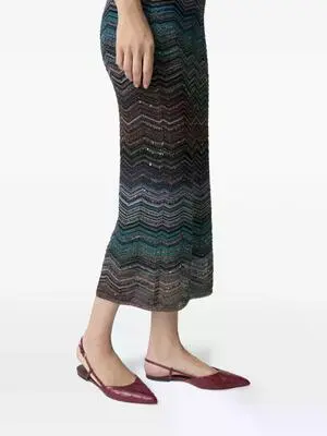 Missoni Chevron-pattern Maxi Skirt