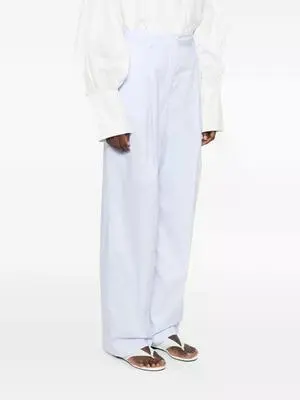 THELATEST Axel Pleat Trousers - Blue