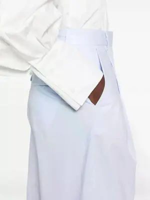 THELATEST Axel Pleat Trousers - Blue