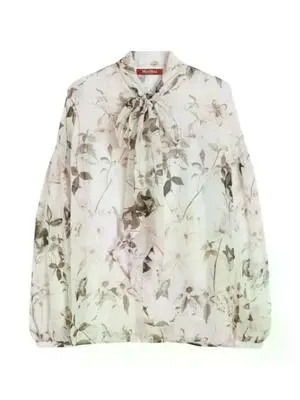 Max Mara Floral Blouses